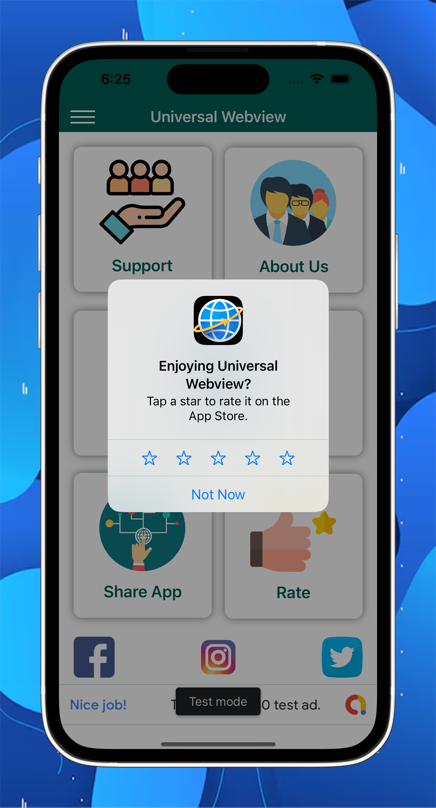 IOS WebView App(Support iOS version 17 and Swift 5) by appworldking